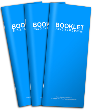 3.5 x 8.5 Booklet Action Script | Cover Actions Premium | Mockup PSD ...