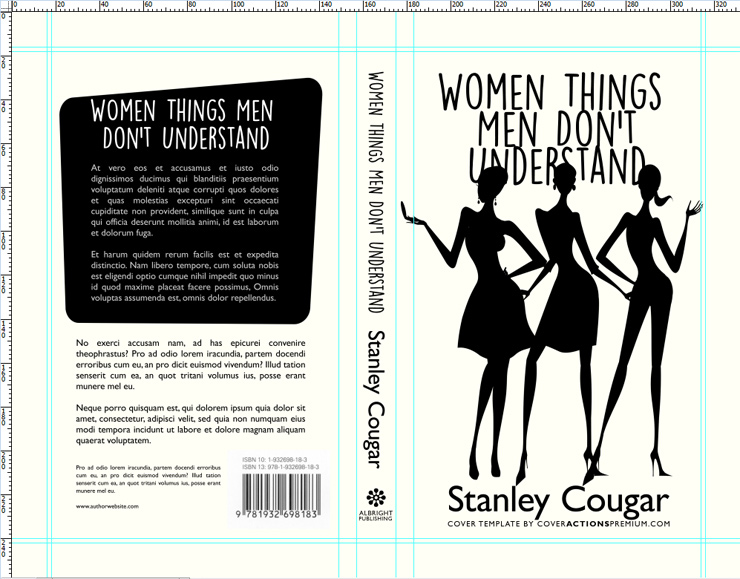 Demy Hardcover Book Mockup | Cover Actions Premium | Mockup PSD Template