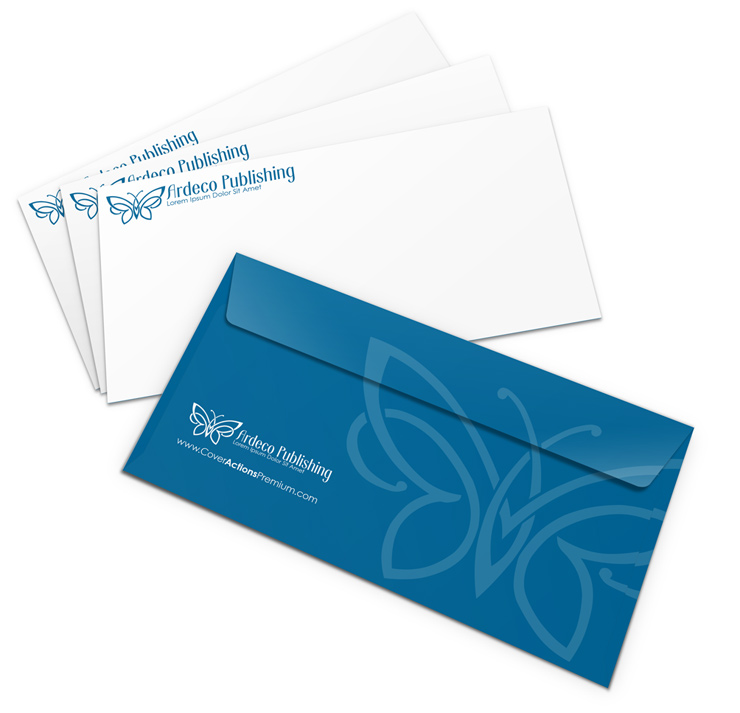 DL Envelope Mockup | Cover Actions Premium | Mockup PSD Template