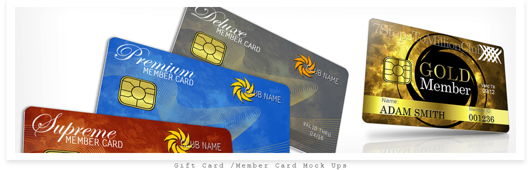 Member-Card | Cover Actions Premium | Mockup PSD Template